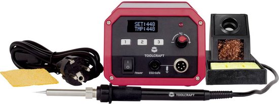 TOOLCRAFT ST-100D Soldeerstation Digitaal 100 W 150 - 450 °C Incl ...