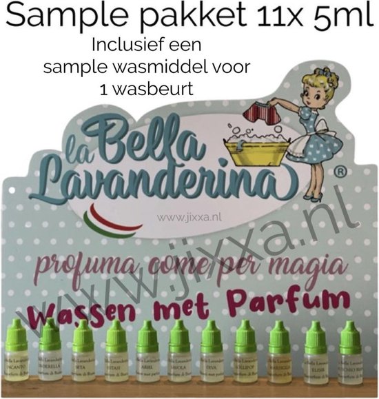 Wasparfum sample pakket - Wasmiddelen - Wasparfum proefpakket - Was ...