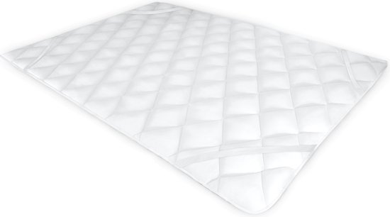 Soft Topper 90x200 - Matras topper van microvezel - met Hoekelastieken ...