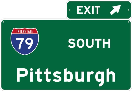 Road Sign - Pittsburgh South | bol.com