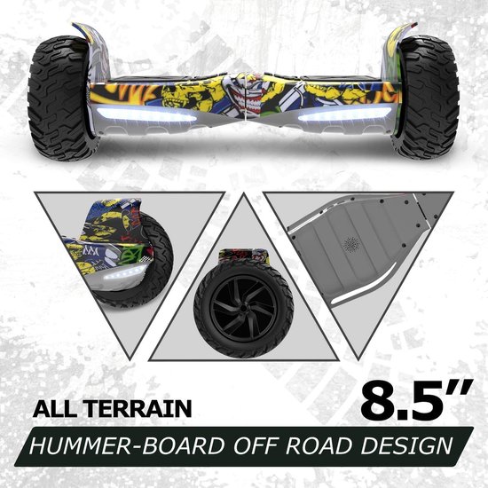 Ampes Challenger HipHop - Off Road Hoverboard - UL2272 Gecertificeerd ...