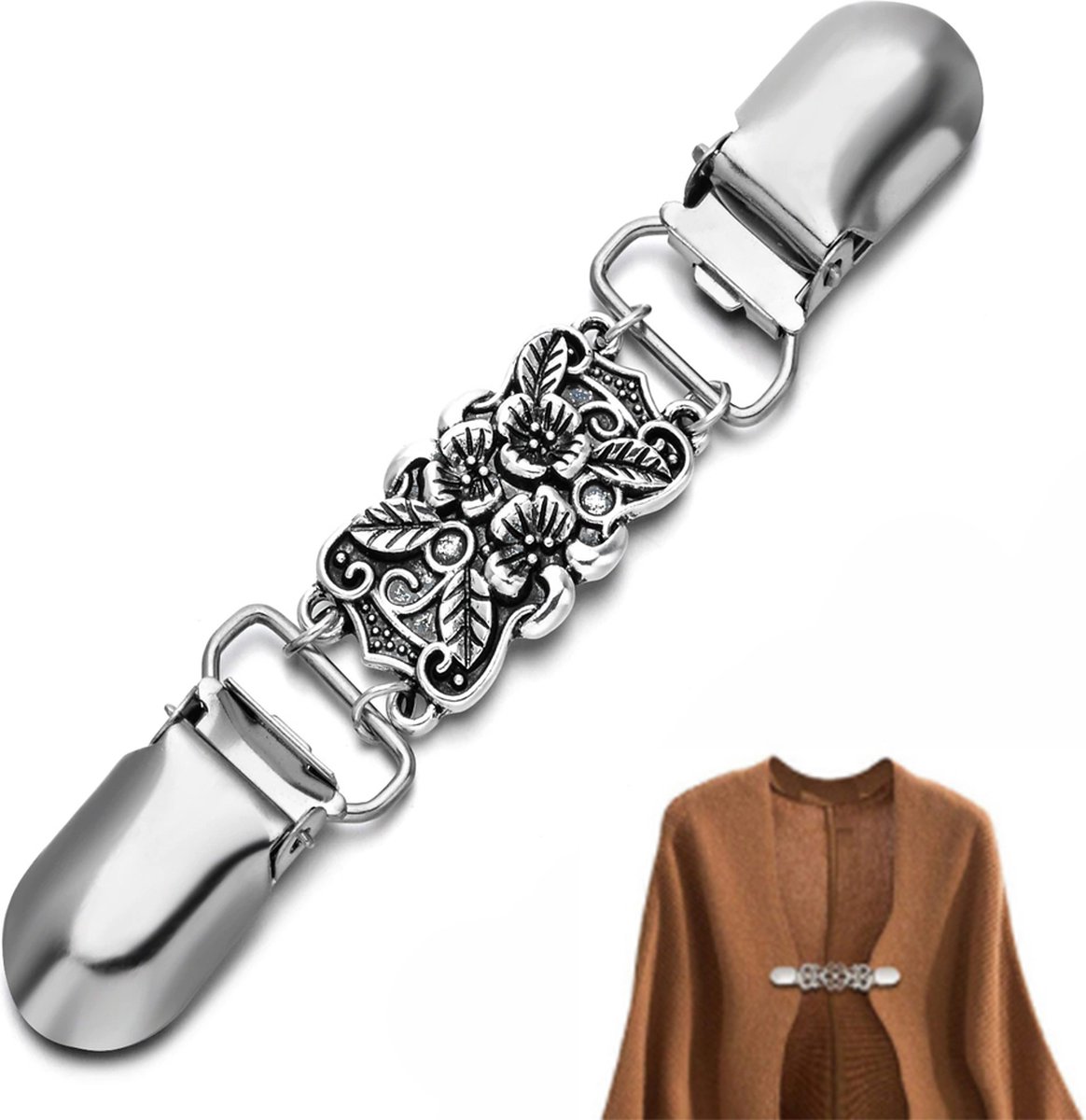 Vestsluiting - Flower forest- vestclip dames -vestsluiting dames ...