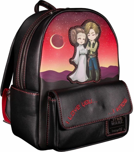 Star Wars Loungefly Backpack Princess Leia & Han Solo | bol