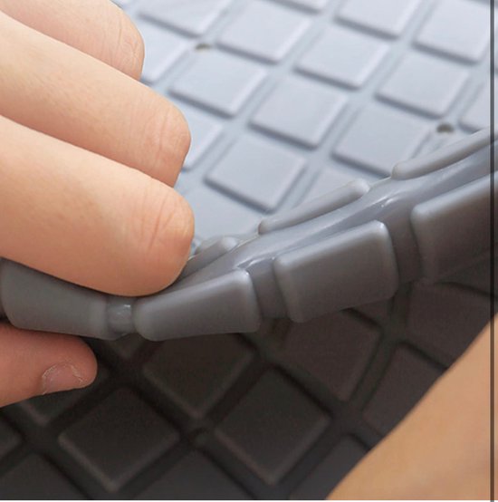 De Millennials Duurzame Antislip Douchemat of Badmat Grijs met ...