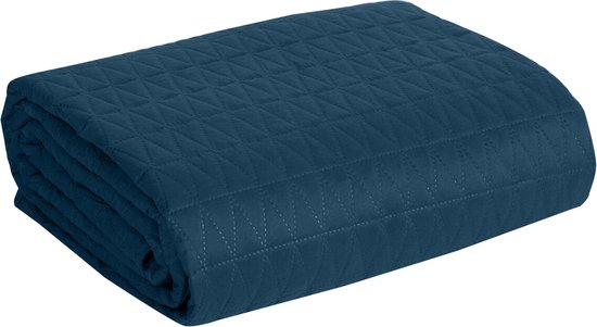 Oneiro’s luxe BONI Type 3 Beddensprei Blauw - 170x210 cm – bedsprei 2 persoons –... | bol