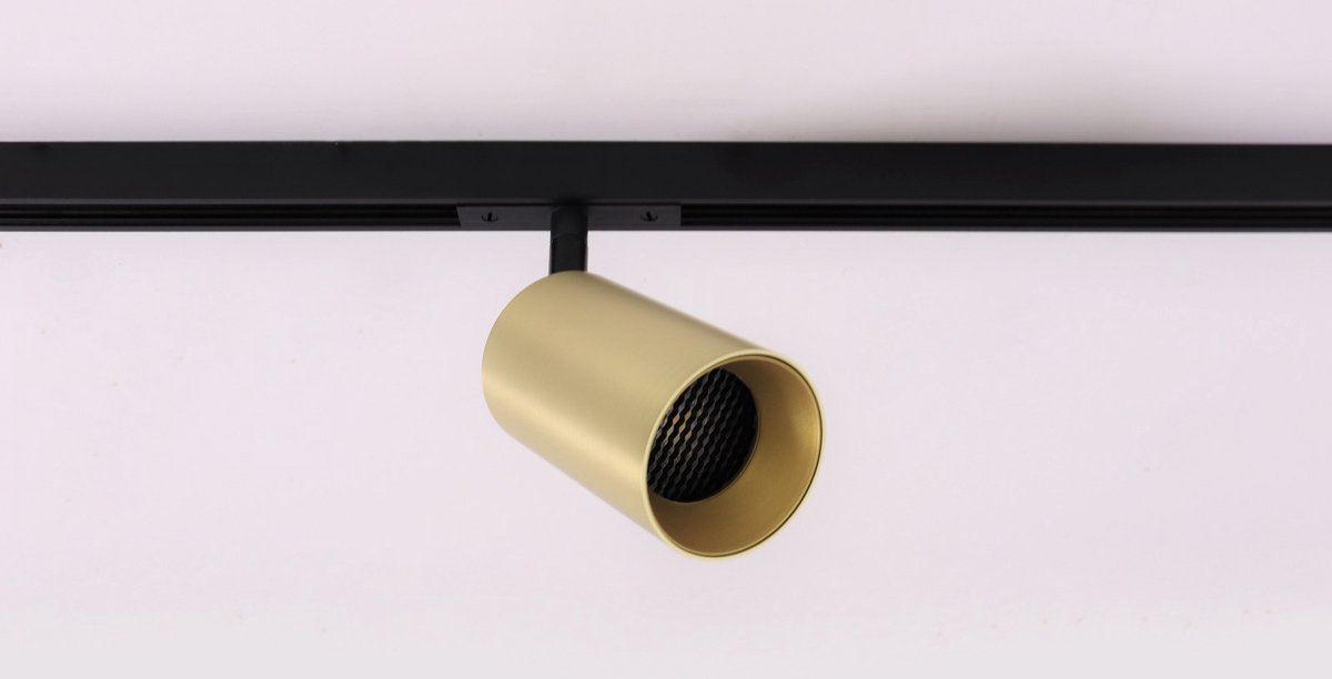 FLAT Designline Goud - railsysteem railverlichting - complete set 3 ...