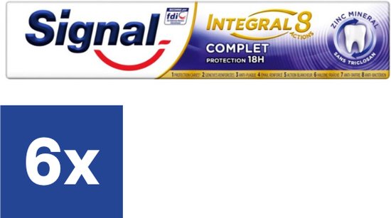 Signal Integral 8 Complete Tandpasta - 6 x 75 ml | bol