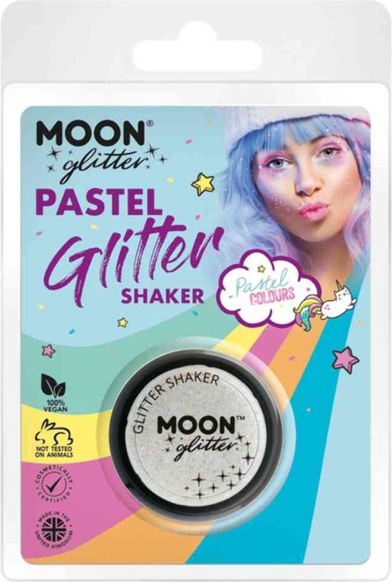 Moon Creations Glitter Makeup Moon Glitter - Pastel Glitter Shaker Wit | bol.com