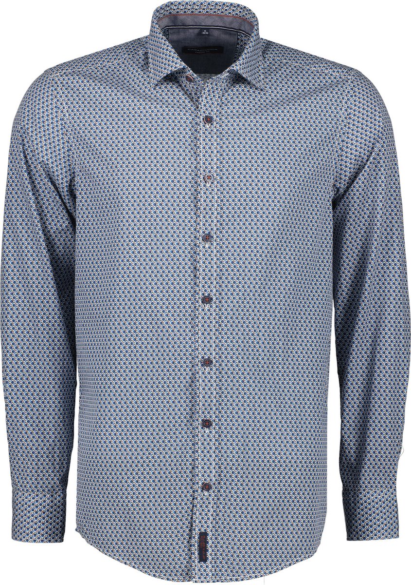 Casa Moda Overhemd - Regular Fit - Blauw - 5XL Grote Maten | bol.com