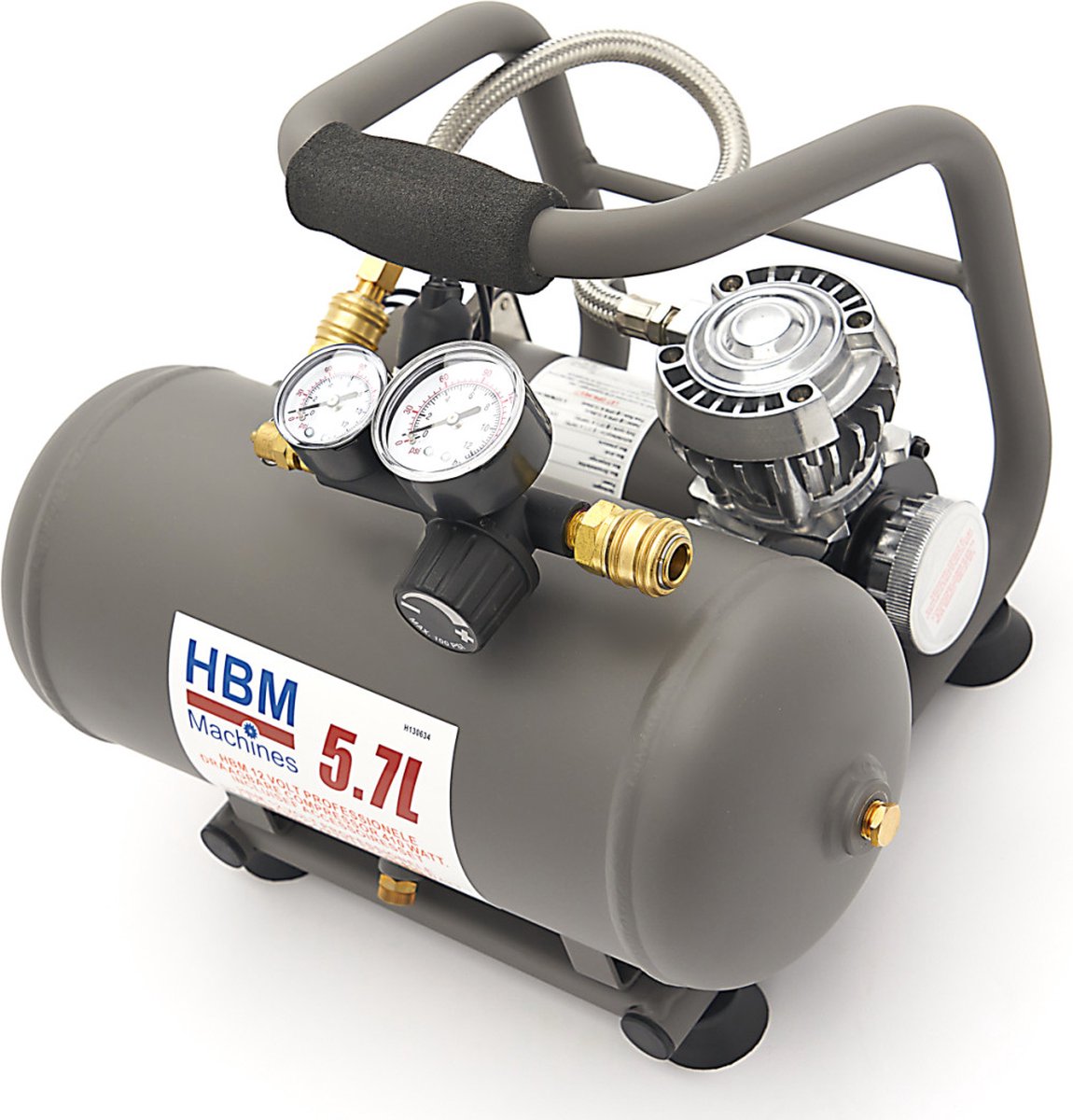 Draagbare Compressor 12 Volt 410 Watt 5,7 Liter Tank | bol.com