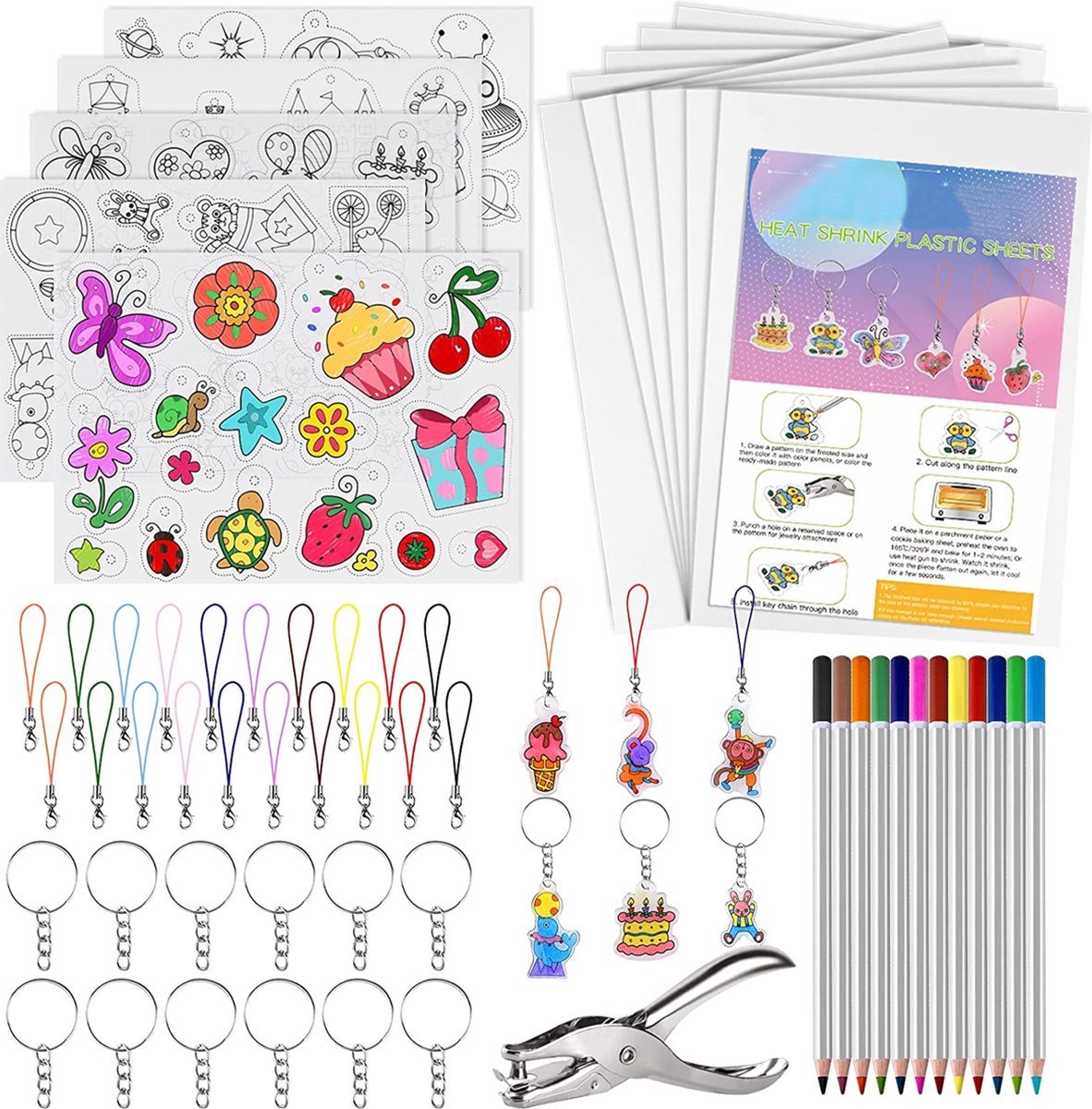 BOTC Kit Krimpie Dinkie 60 pièces – Kit d'artisanat sous film ...