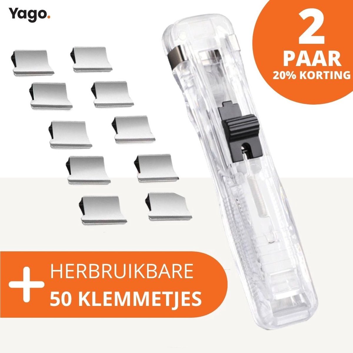 Yago Papier Clipper avec recharge de 50 pièces | Alternative à l ...