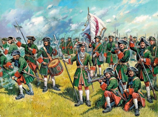 1:72 Zvezda 8049 Russian Infantry of Peter the Great 1698-1725 Plastic ...