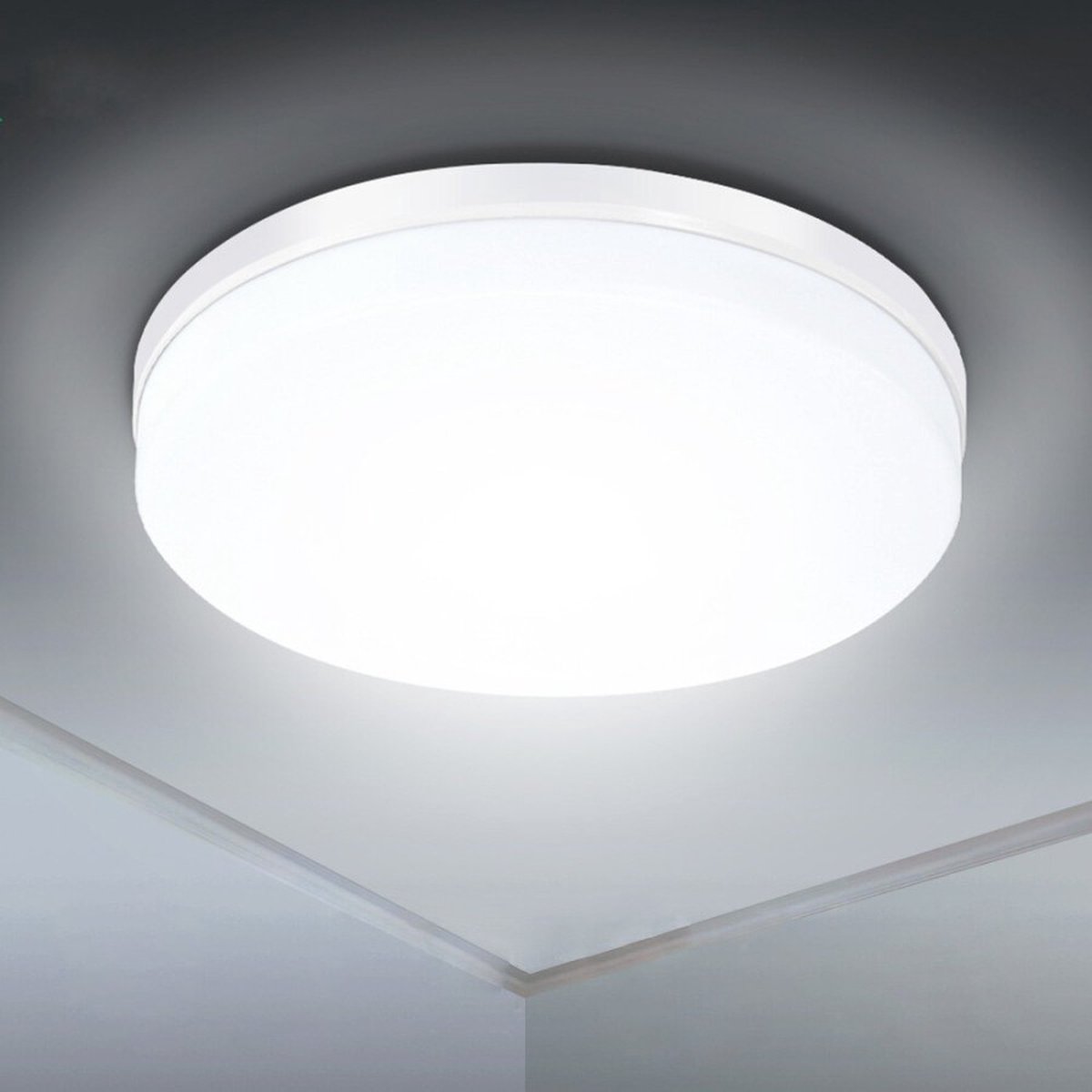LED-plafondlamp platte ronde moderne hanglamp | bol.com
