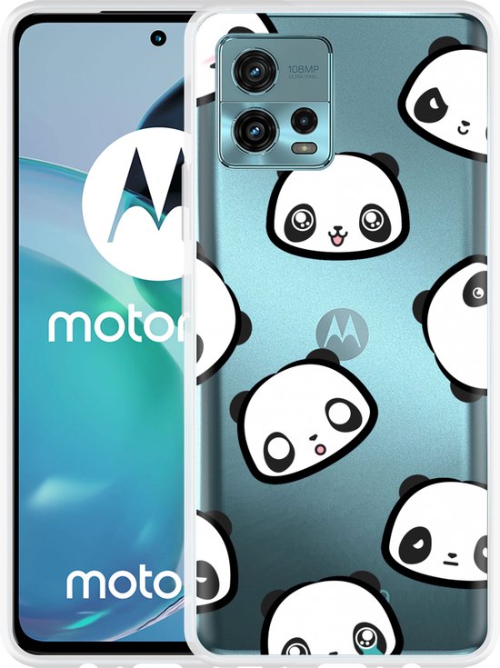 Cazy Hoesje geschikt voor Motorola Moto G72 - Panda Emotions | bol