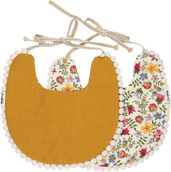 Novybibs - Garden Bib - 100% organisch katoen - Dubbele print ...
