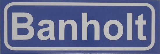 Koelkast magneet plaatsnaambord Banholt. | bol