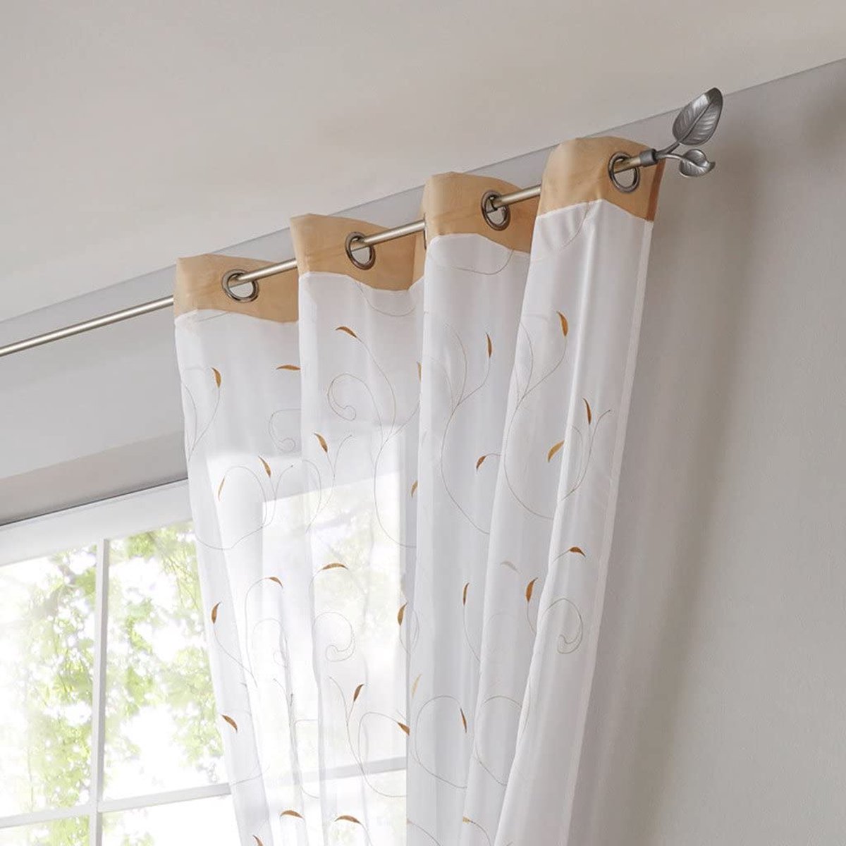 Premium Vitrage – Woonkamer Raam Accessiores – Curtains – Voile | bol.com