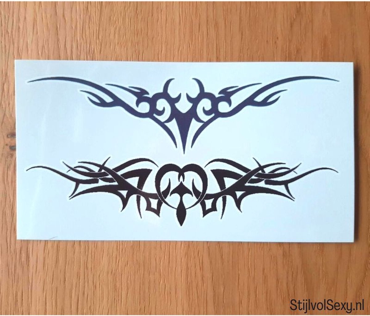 5 verschillende Tribal Tattoos voor nek of rug / Verwijderbare ...