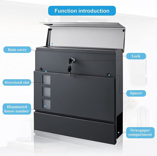 Brievenbus - Letter Box – Letterbox – Duurzaam – Weerbestendig ...