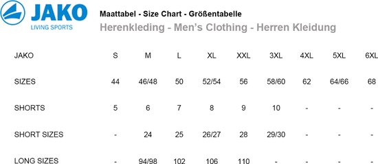 Jako - Pant Classico Long - Polyesterbroek Classico verlengde maten ...