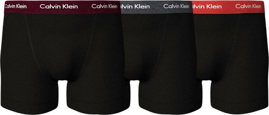 Calvin Klein 3-pack boxershorts trunk B-RHONE/ CHARCOAL/ ORANGE | bol.com