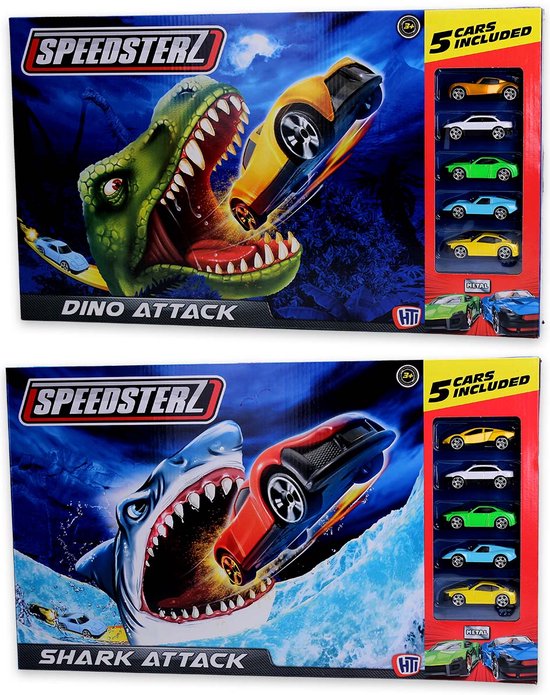 Speedster Dino / Shark Attack - Willekeurig Verzonden | bol