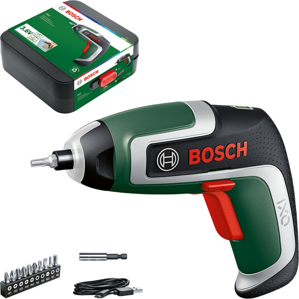 Bosch IXO 7 Set Accu schroefmachine - Incl. 3.6 V accu en lader - Met ...