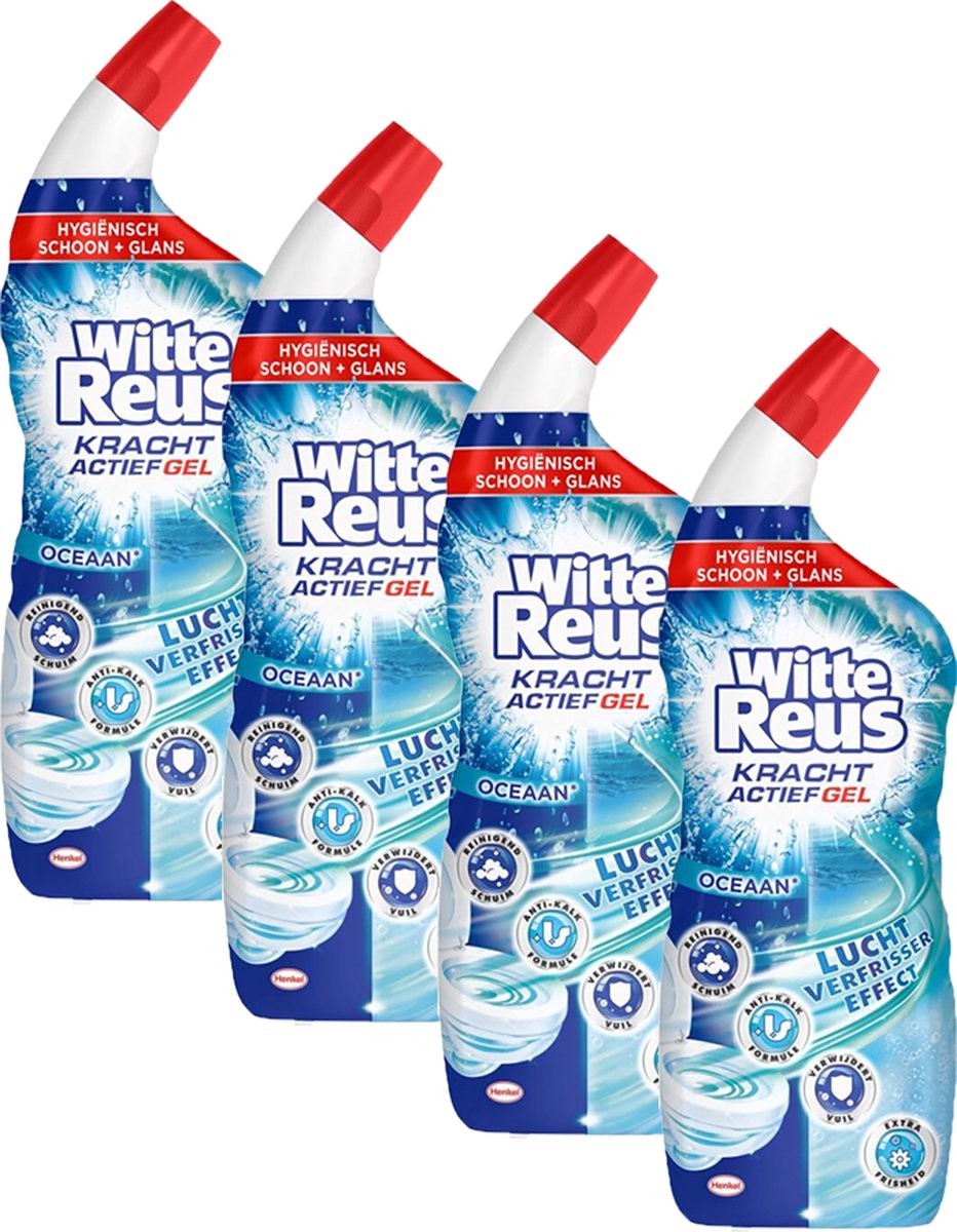 Witte Reus WC Gel Oceaan 4 x 700 ml | bol.com