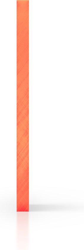 Plexiglas plaat 3 mm dik - 90 x 80 cm - Fluor Oranje | bol