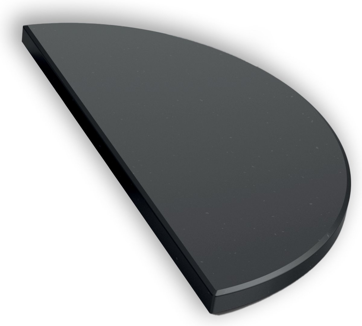 The Bastard Half Moon Stone Black Medium (1 pcs) - halve maan plate ...