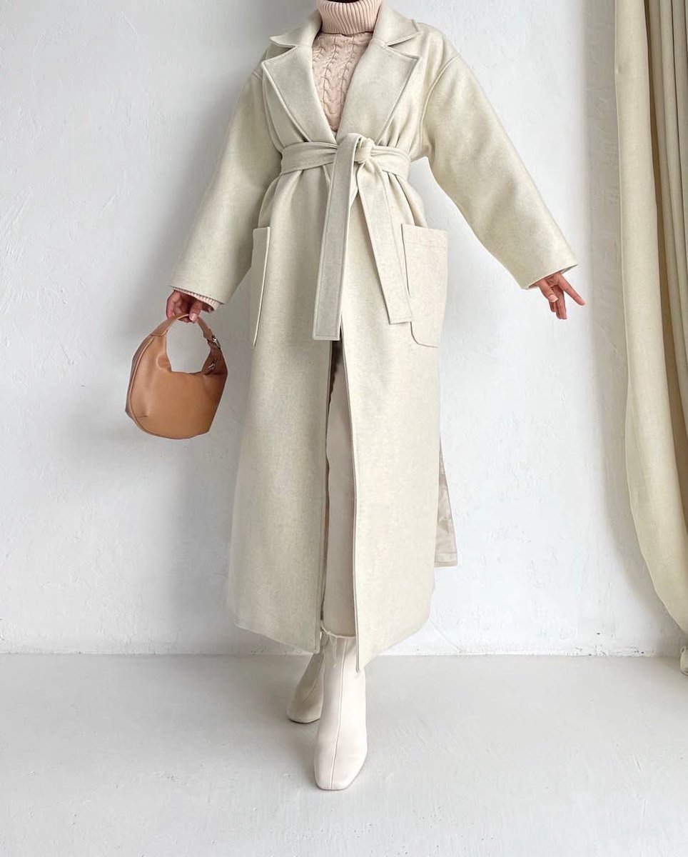 Manteljas met Ceintuur - Beige | bol.com