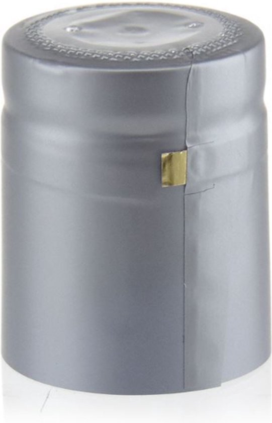 Ornina - 10 stuks zilver krimp capsule - wijn afsluiter | bol.com