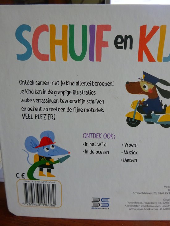 Schuif en kijk, beroepen, draai aan het wiel | 9789463996082 | Boeken | bol.com