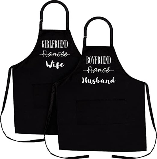 Keukenschort Set – Keuken Textiel Accessiores – Kitchen Apron – Chefs ...