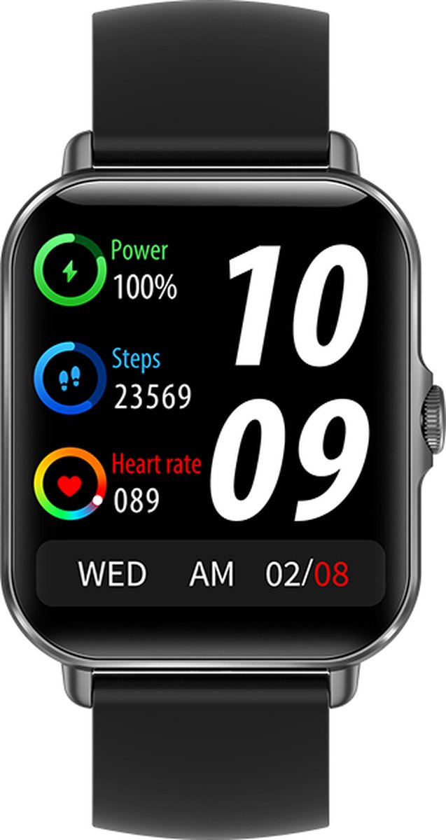 Kiraal Classic - Smartwatch - Volledige Belfunctie - Hartslagmeter ...