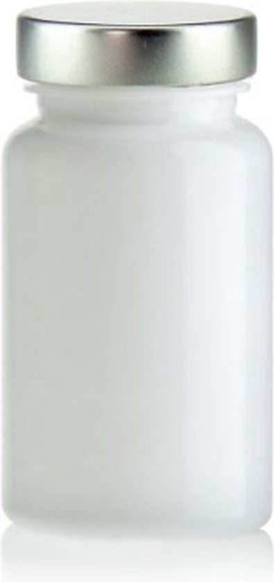 Ornina - 100ml witte PET zalfpotjes - pillenpotjes - cosmetica potten | bol