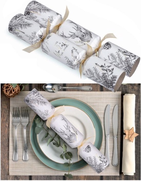 Tom Smith Christmas crackers Enchanted Forest 6st 14 inch | bol.com