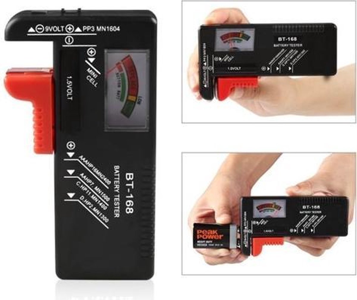 Batterijtester I Accutester I Batterijmeter Tester I Universele ...