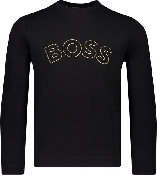 Hugo Boss Sweater Zwart Normaal - Maat L - Mannen - Herfst/Winter ...