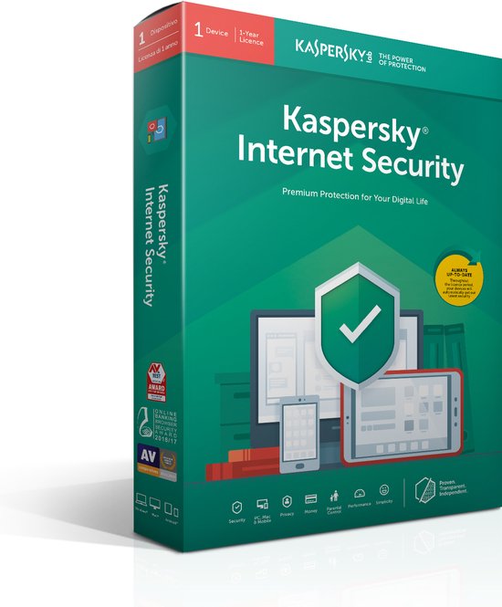 Kaspersky Internet Security 2019 - 1 Apparaat / 1 Jaar - Windows / Mac / Android | bol