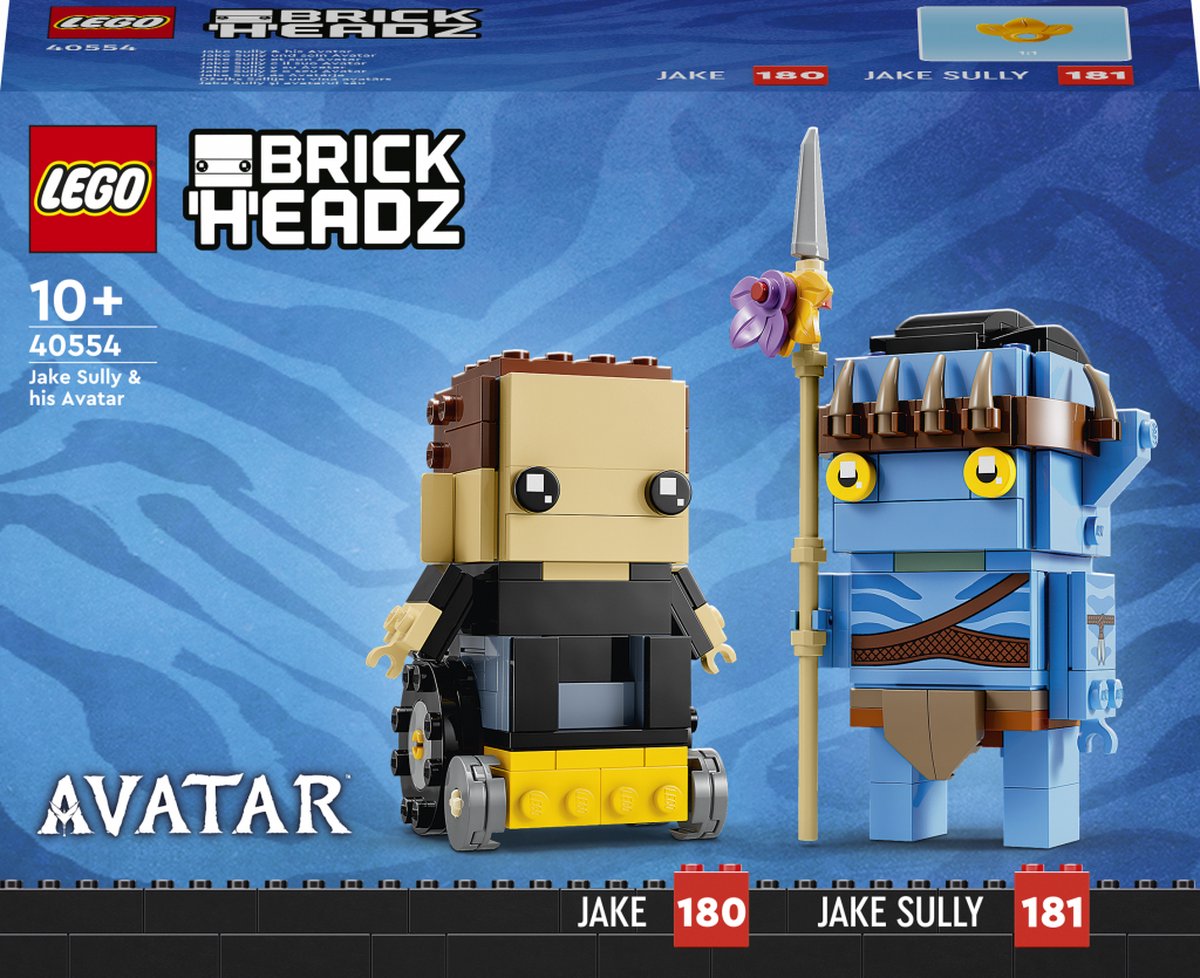 LEGO Brickheadz Avatar 40554 - Jake Sully & His Avatar | bol.com