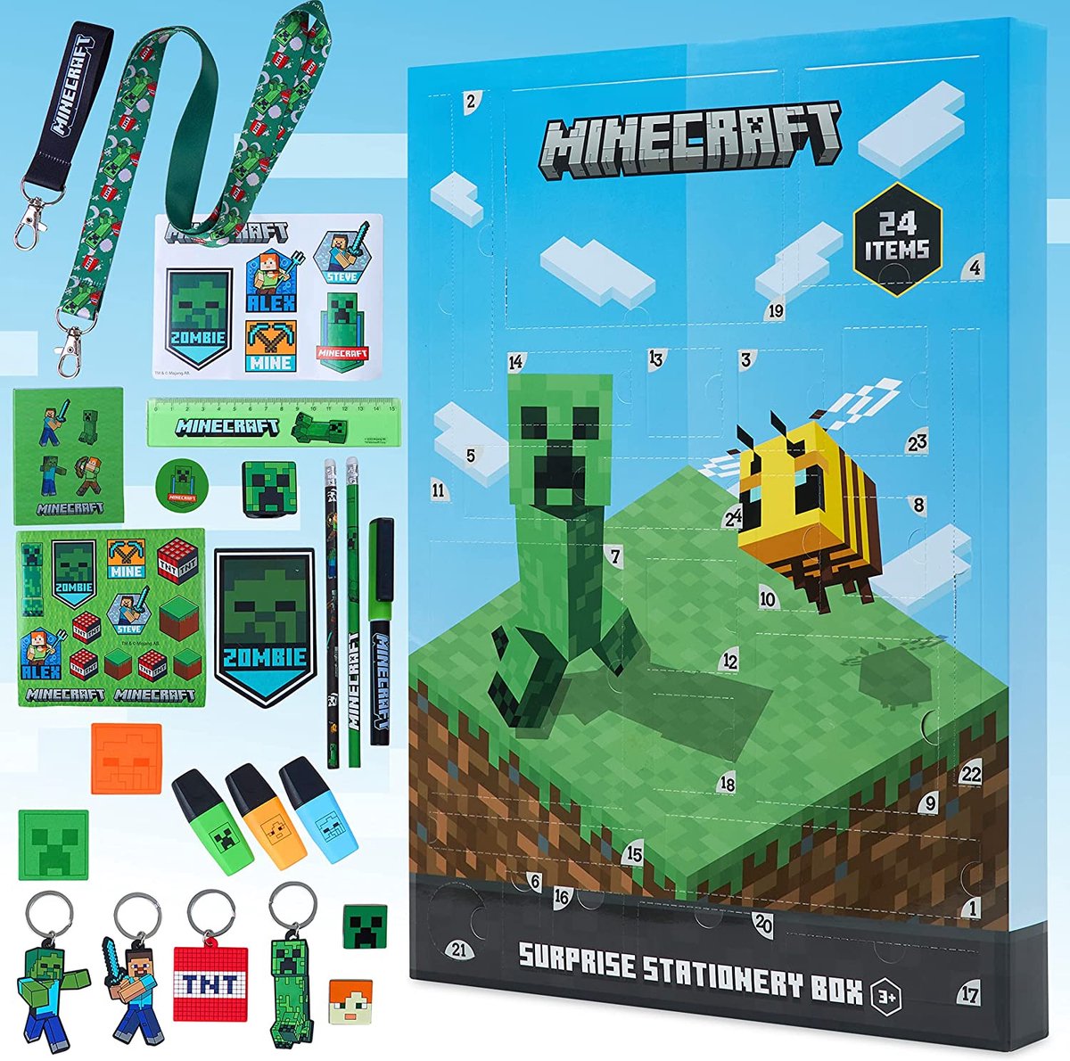 Minecraft Advent calendar 2022 - adventskalender 2022 kinderen | bol.com