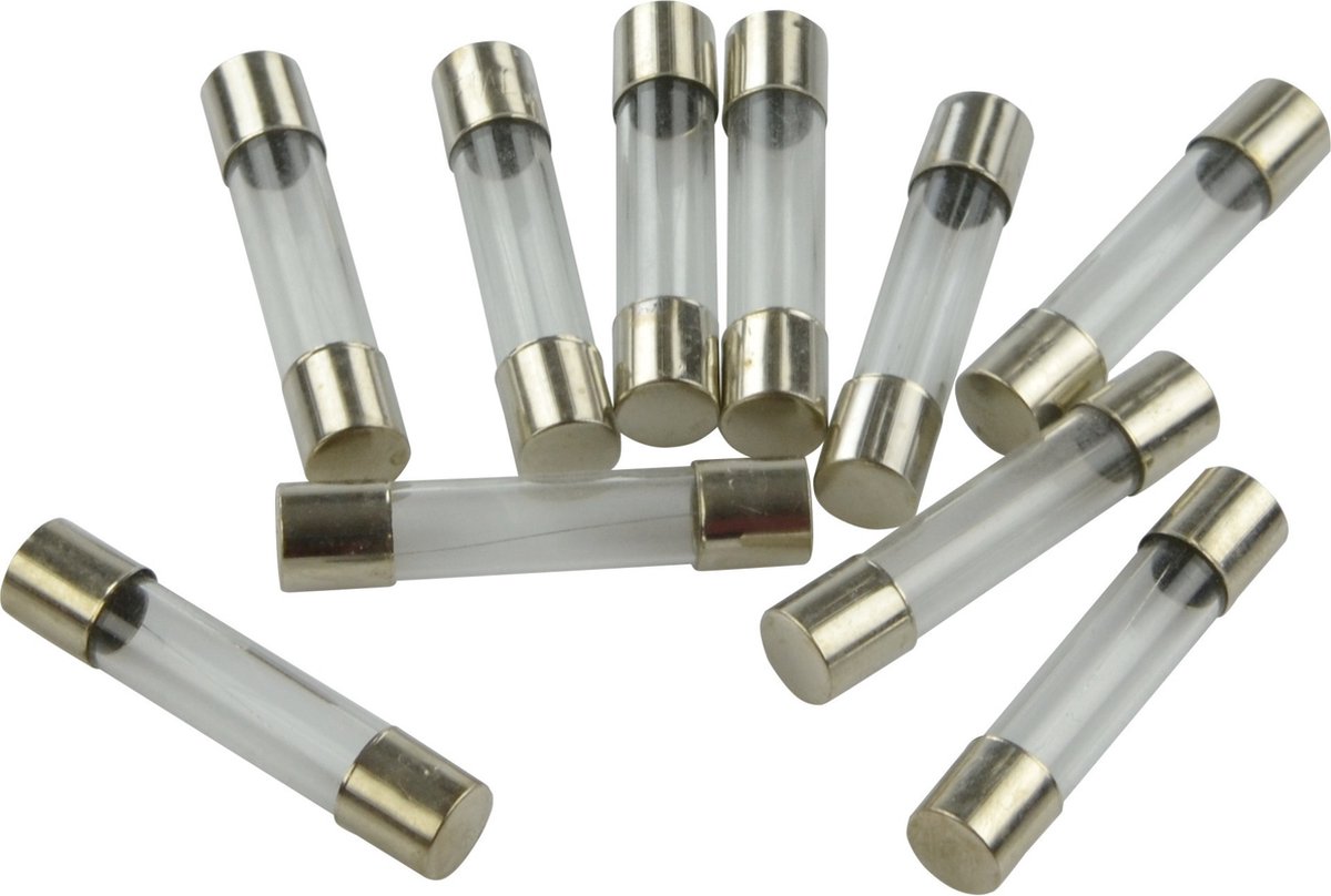 Mini glaszekering 8A - 100 stuks | bol.com