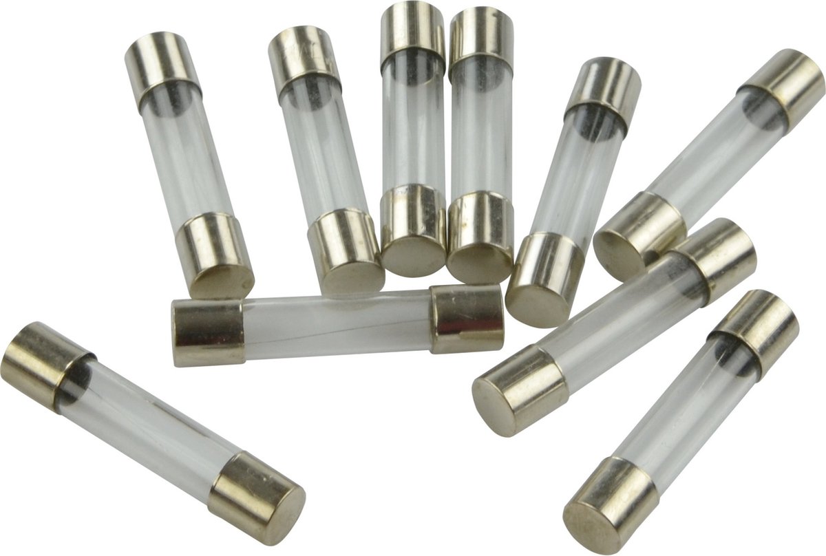 Mini glaszekering 2A - 100 stuks | bol.com