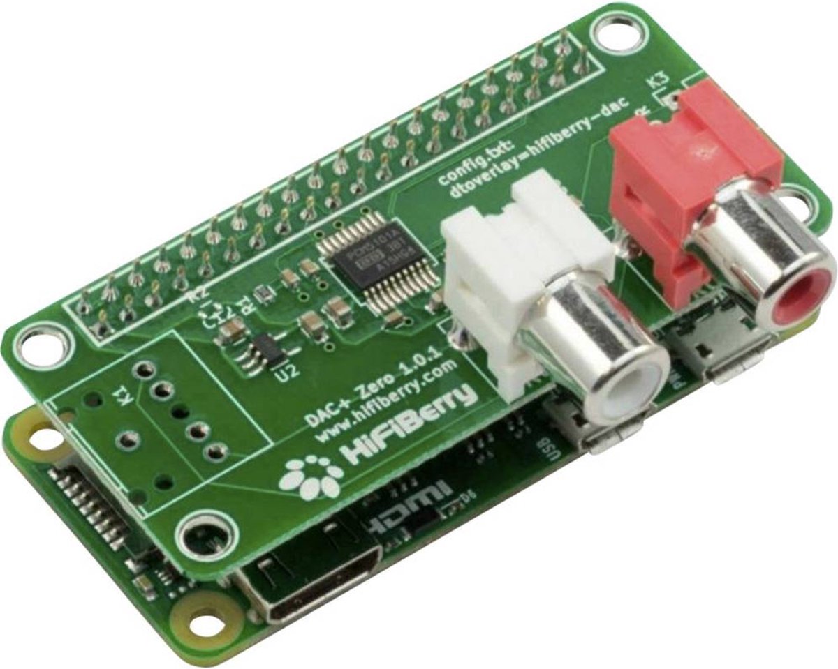 HiFiBerry DAC+ Zero Raspberry Pi geluidskaart Geschikt voor serie ...