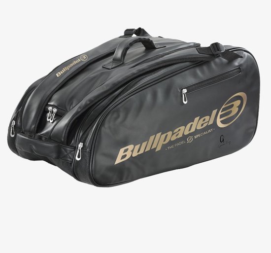 Bullpadel BPP-22019 Elite - Padeltas - Zwart - Lederlook | bol