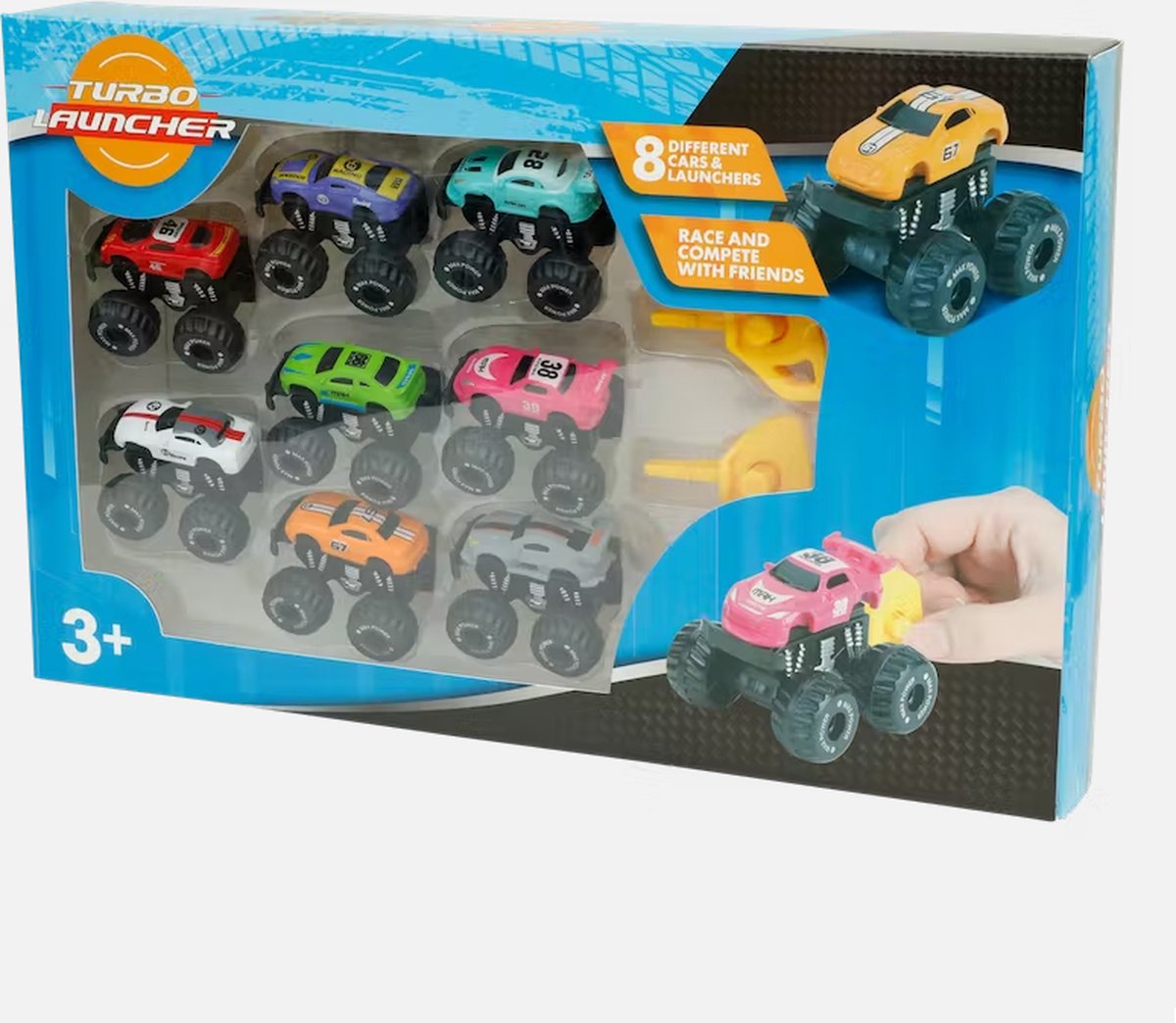 Turbo Launcher stuntauto's 8 stuks | bol