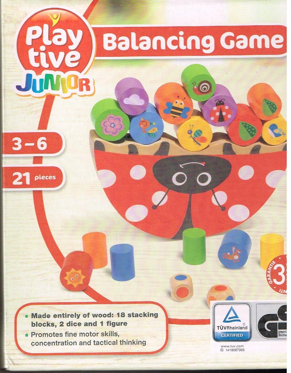 Jeu d'équilibre 3 à 6 ans 21 pièces pour jeu d'équilibre motricité fine concentration... | bol.com