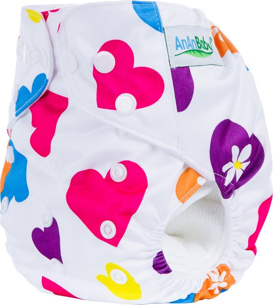 Duurzame luiers - Wasbare luier met inlegger - Herbruikbare luier ...